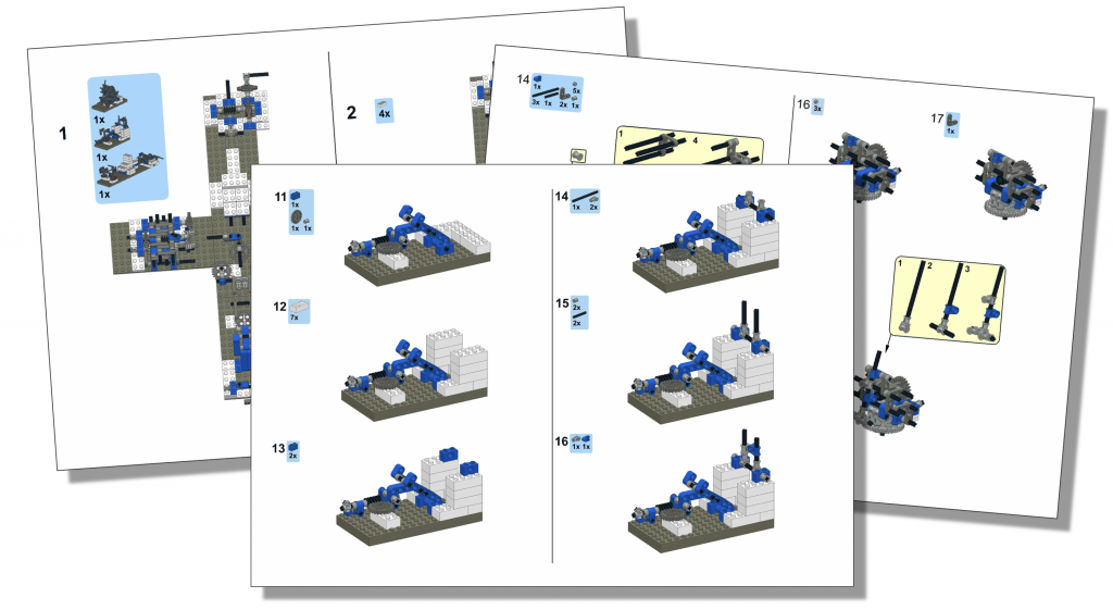 Michelson-Interferometer aus LEGO